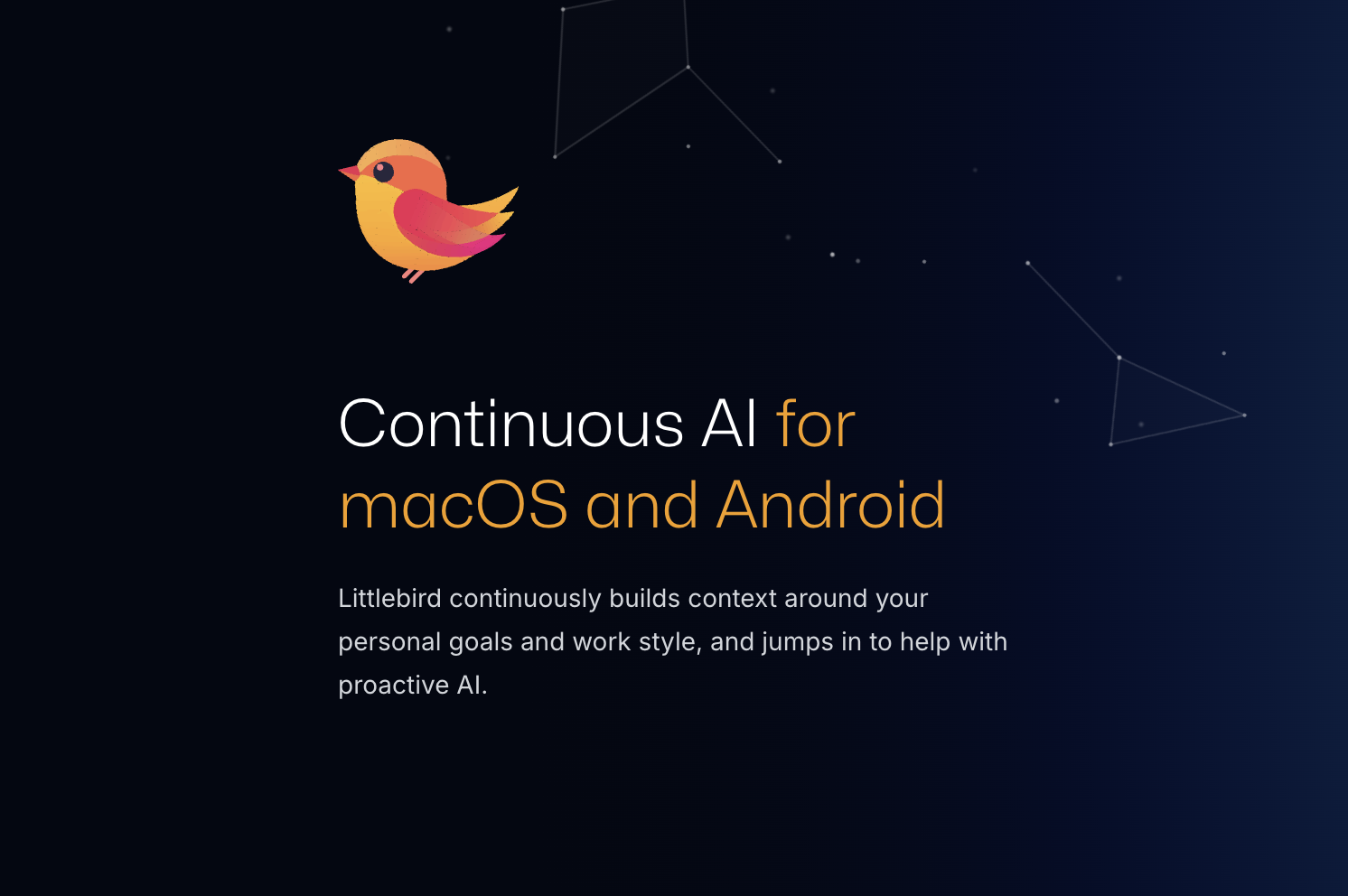 Littlebird - Continuous AI assistant on your Mac and on your Android ...